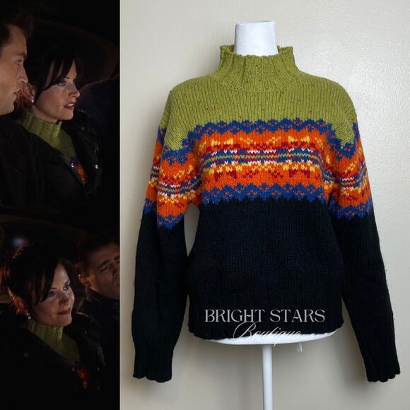 Sweaters | Rare Vintage Fair Isle Wool Sweater Aso Monica Gellar ...